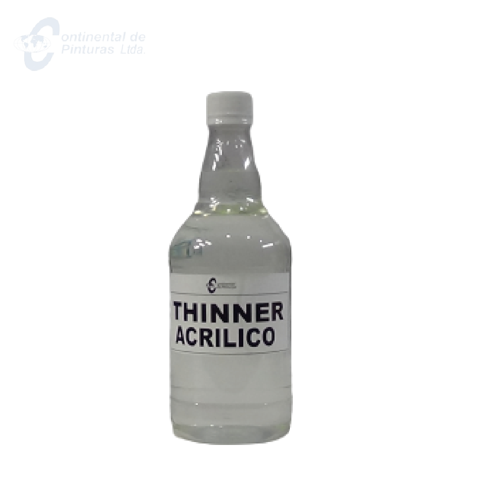 Thinner Acrílico Botella – Continental de Pinturas