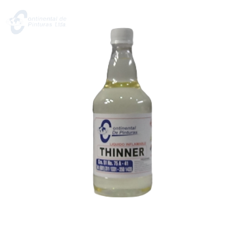 Thinner Extrafino Botella – Continental de Pinturas
