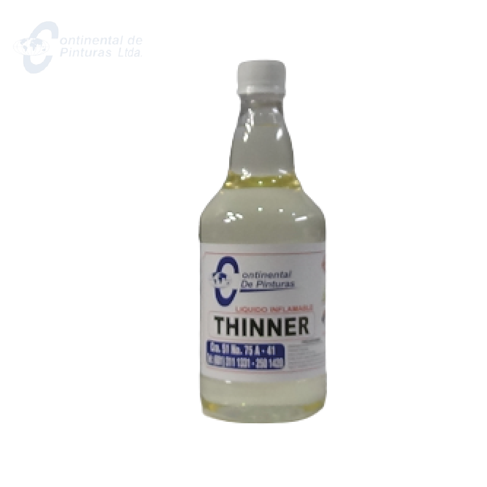 Thinner Extrafino Botella – Continental de Pinturas